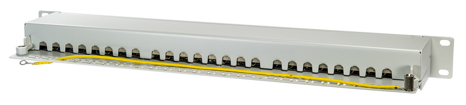 Patch panel Digitus STP cat.5e 24 ports with the cable guide