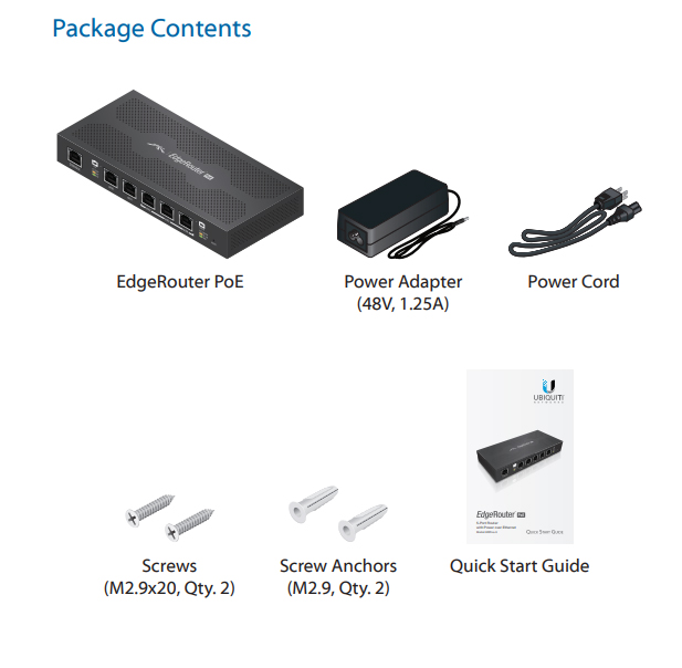 Ubiquiti EdgeRouter PoE (5 ports)