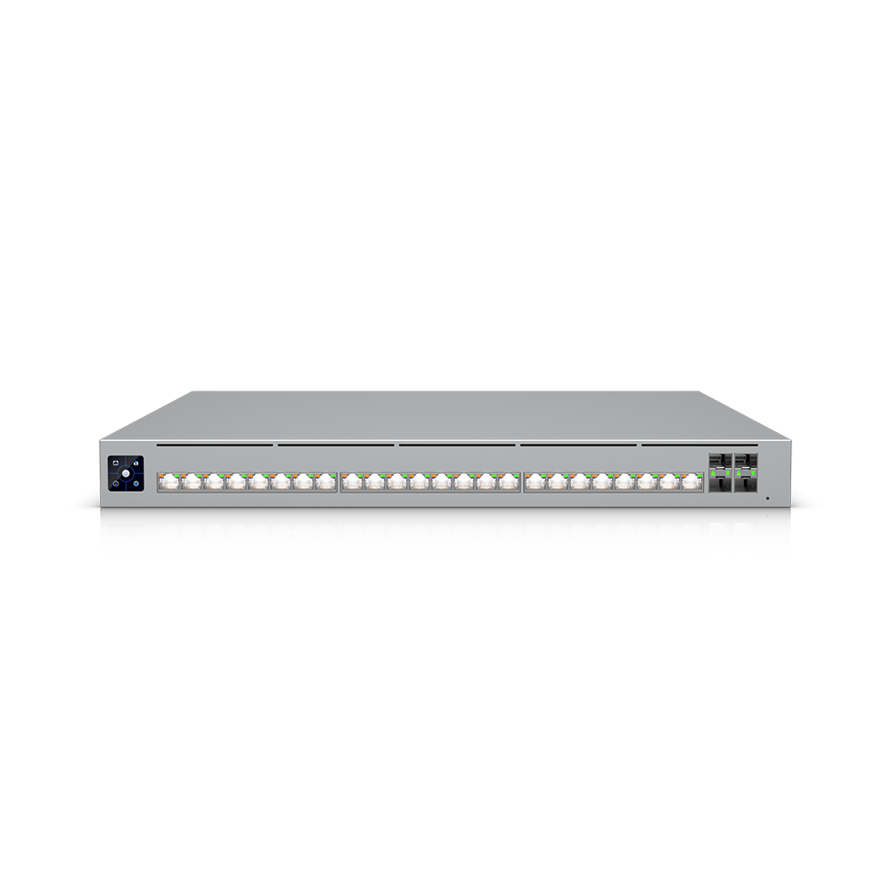 Ubiquiti Enterprise Campus 24S PoE L3 switch 8x 2.5GE, 16x 10GE, 4x ...
