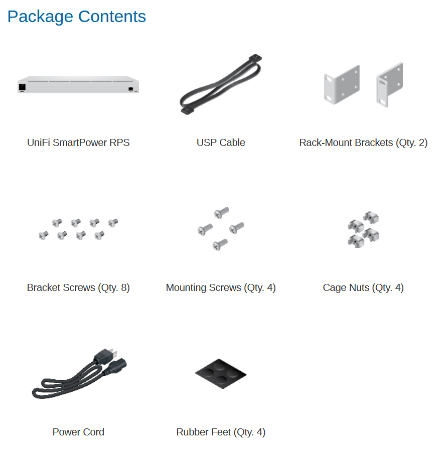 Ubiquiti USP-RPS UniFi Redundant Power System 52 / 12 V DC 950W
